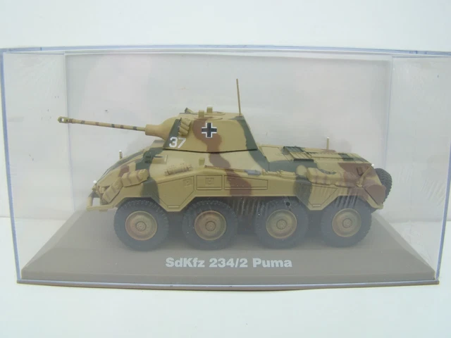 VEHICULE BLINDER - Sdkfz 234/2 Puma - Wwii - 1/43 - Atlas Editions - £ ...