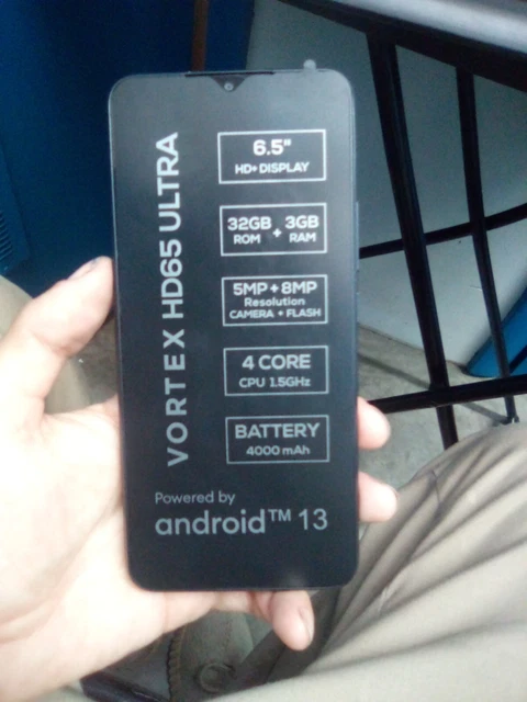 VORTEX HD65 ULTRA 32gb Android 13 8.0 MP Dual Sim 6.5 Display $39.99 ...