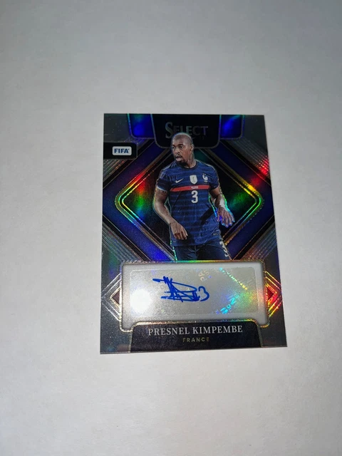 PRESNEL KIMPEMBE 2022-23 Panini Select Fifa Prizm Auto Autograph ...