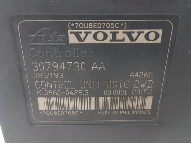 VOLVO S40 V50 C30 C70 Dstc De L'ABS Pompe 30794730AA, 4N51-2C405-GB EUR ...