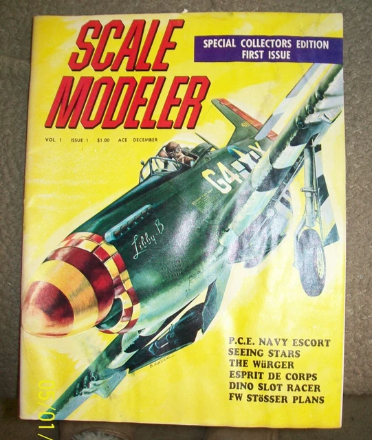 SCALE MODELER MAGAZINE-FIRST Issue-Dec 1965 VOL. 1 #1 £7.15 - PicClick UK