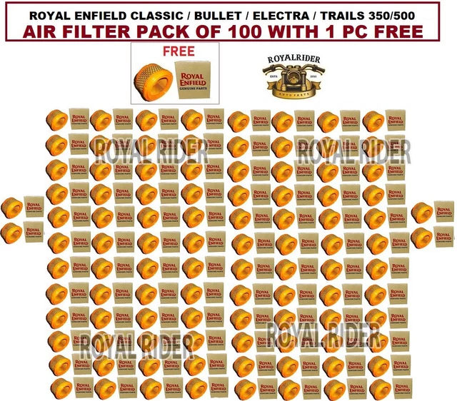 ROYAL ENFIELD CLASSIC / Bullet / Electra / Trails 350/500 Air Filter ...