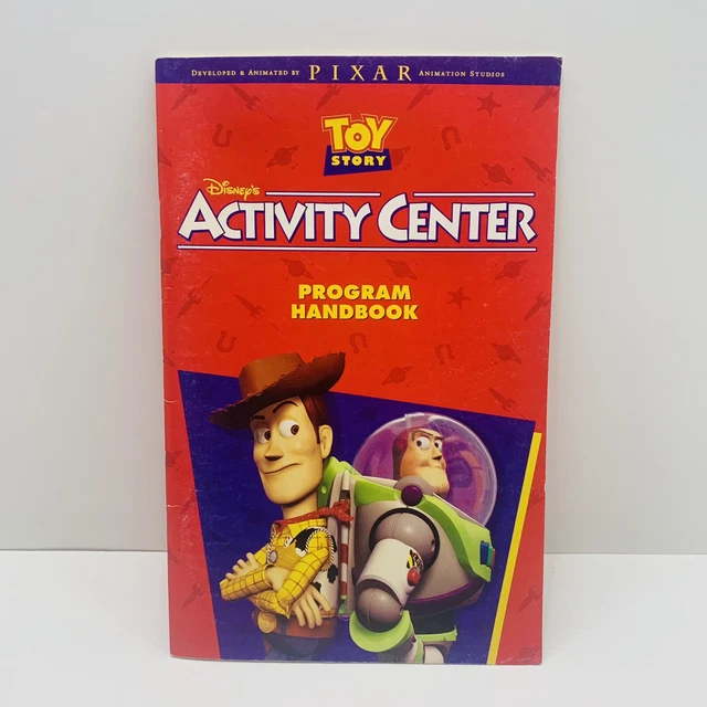 DISNEY'S TOY STORY Activity Center (Windows/Mac, 1996) Program Handbook ...