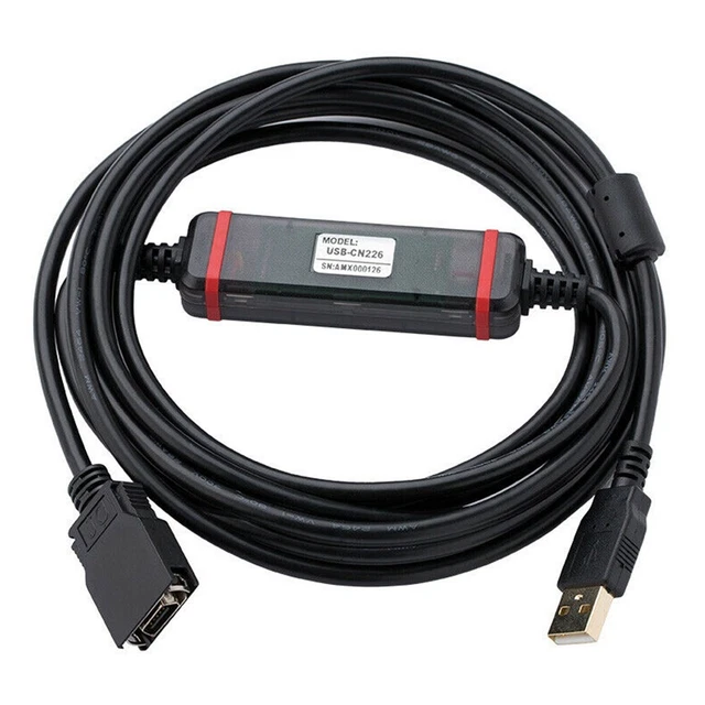 USB-CN226 PLC PROGRAMMING Cable For-Omron CS/CJ/CQM1H/CPM2C Series Data ...