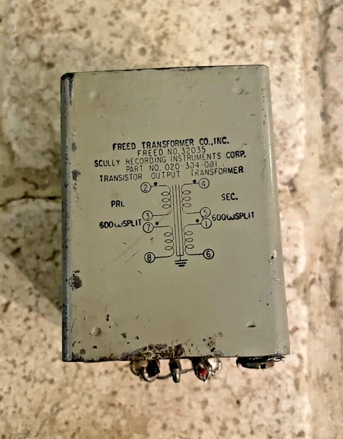 FREED 32035 AUDIO Transistor Output Transformer (from Scully Tape ...