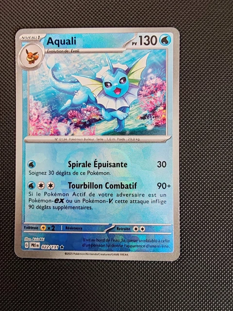 CARTE POKÉMON AQUALI 022/131 Reverse Masterball EV 8.5 Évolution ...