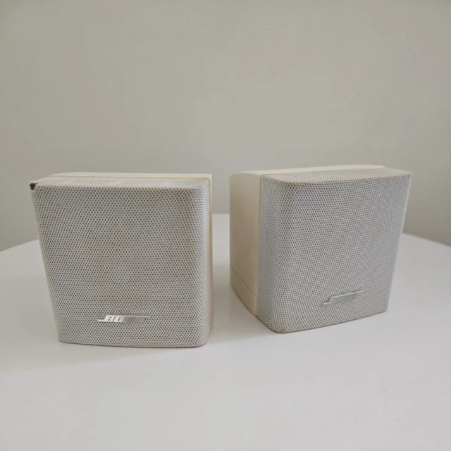 BOSE WHITE SINGLE Cube Speaker ×2 £39.16 - PicClick UK