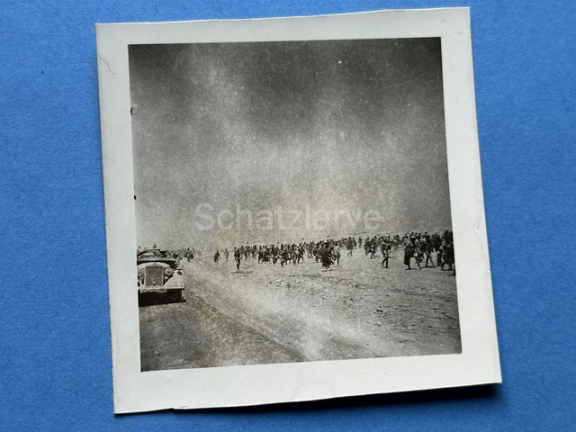 FOTO PANZER GR. Afrika, (DAK) gefangene Engländer, Tobruk 1942, 01 (MJ ...