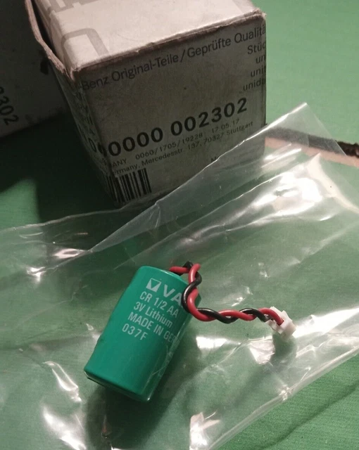 ORIGINAL MERCEDES TRUCK Battery for Tacho Graph MTCO Tachograph Digital ...