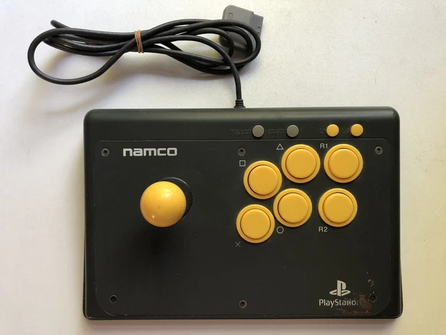NAMCO ARCADE STICK PS1 PlayStation fightstick fight stick tekken tested ...