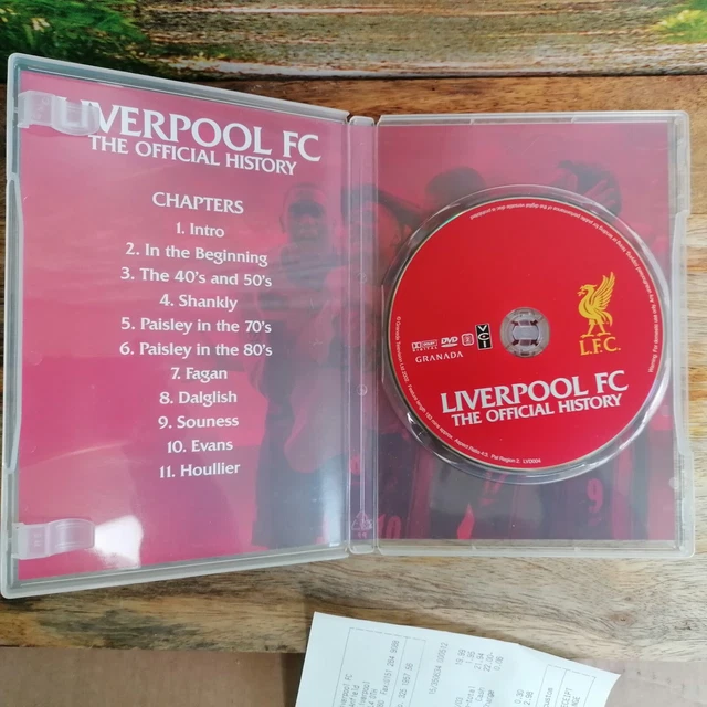 LIVERPOOL FOOTBALL CLUB The Official History DVD LFC £2.99 - PicClick UK