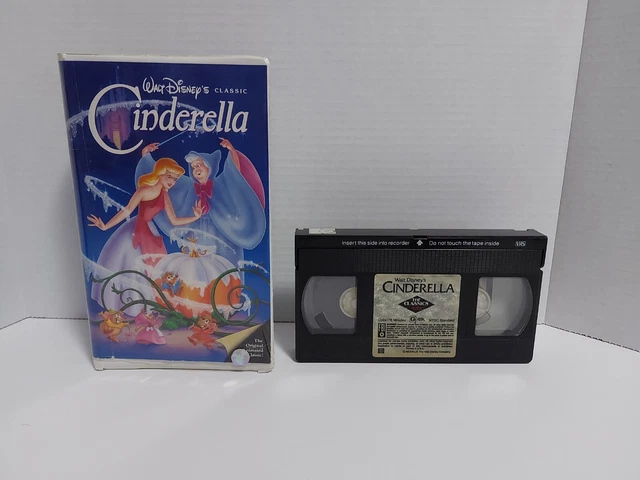 DISNEY VHS BLACK Diamond Classics Cinderella Tested Movie Vintage $5.99 ...