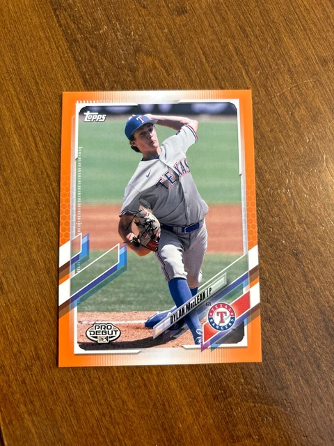 DYLAN MACLEAN 2021 Topps Pro début orange PD-28 Texas Rangers /25 EUR 11,03 - PicClick FR