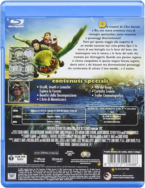 BRD EPIC (BLU-RAY) Blake Anderson Aziz Ansari Allison Bills Jim Conroy ...