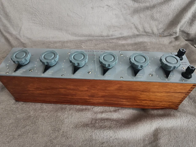 CROPICO RBB6 DECADE Resistance Box 0.01R Resolution £50.00 - PicClick UK
