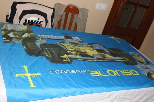 BANDERA AUTOMOVILISMO CORREDOR Fernando Alonso Estando En Renault ...