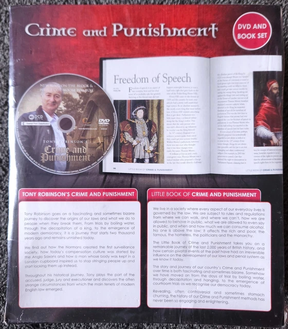 TONY ROBINSON CRIME And Punishment DVD Book Set Brand New Boxed EUR 2 ...