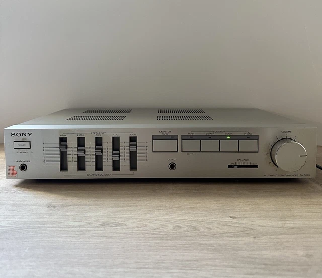 AMPLI SONY MODEL No. TA-AX35 Stereo Integrated Amplifier (1983-84) Made ...