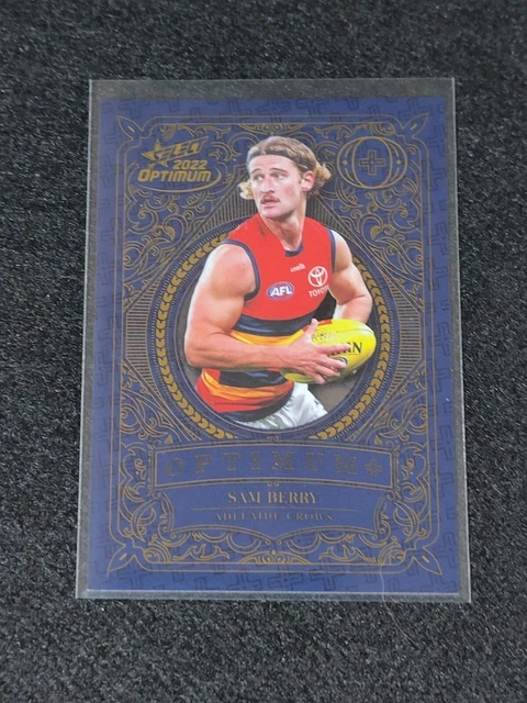 AFL 2022 SELECT OPTIMUM PLUS Sam Berry Adelaide Crows 395/450 $3.60 ...