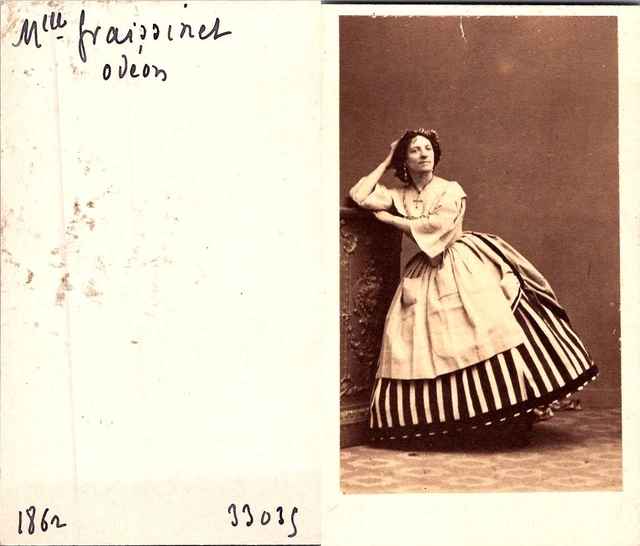 THEATRE ACTRESS, ACTRESS Miss Fraissinet du Théâtre de l'Odéon Vintag ...
