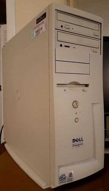 VINTAGE DELL WINDOWS 98 Retro Gaming PC Pentium III 1GHz/256MB/10GB ...