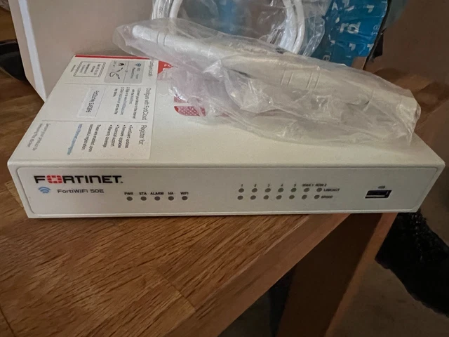 FORTINET FORTIWIFI 50E PN: P17488-03-02 Wifi Firewall Router £120.00 ...