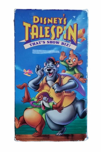 DISNEY'S TALESPIN SERIES Vol 2 That's Show Biz (VHS, 1991) Animated ...
