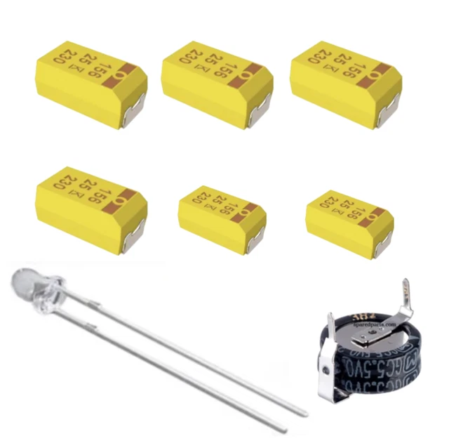 SONY ICF-SW1 CAPACITOR Repair Kit (Tantalum Upgrade) Restore Your Radio ...