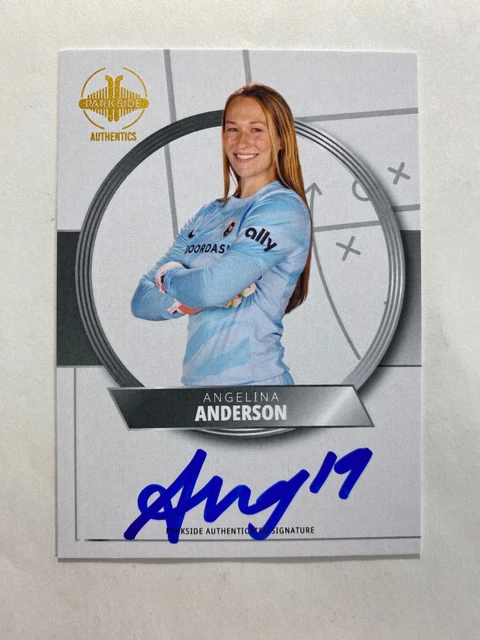 CARTE AUTOGRAPHE ANGELINA Anderson 2024 Angel City Signature Series #SS ...