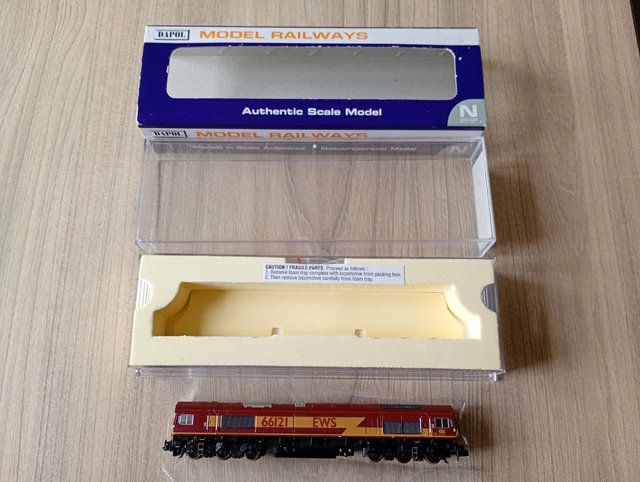 DAPOL ND-031 N Gauge Class 66 EWS 66121 £74.99 - PicClick UK