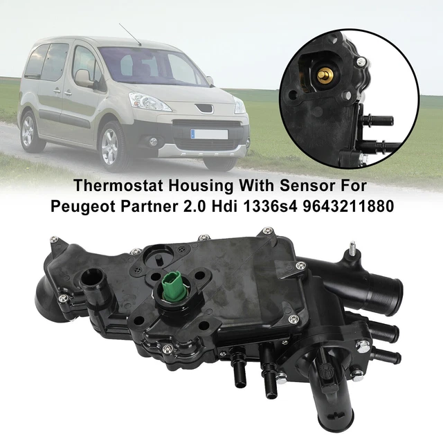 THERMOSTAT HOUSING WITH Sensor Per Peugeot Partner 2.0 Hdi 1336s4 ...