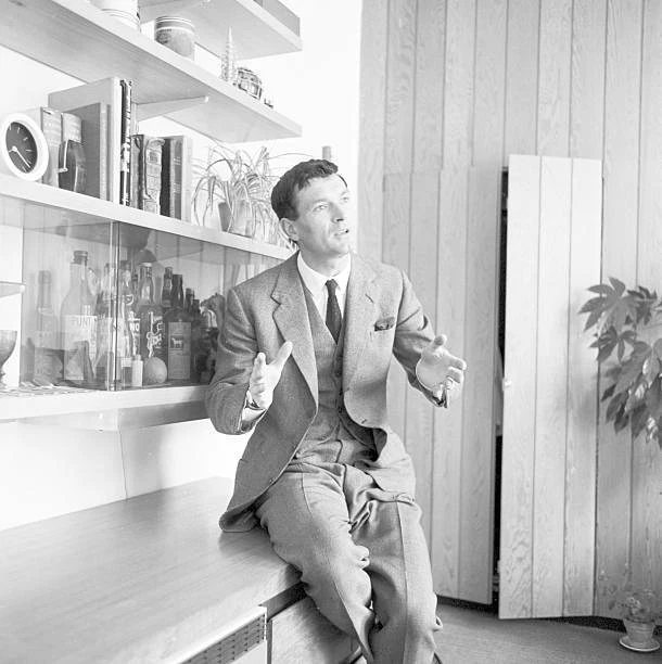 BRITISH INDUSTRIAL DESIGNER Kenneth Grange Posed At Home In 1964 OLD ...