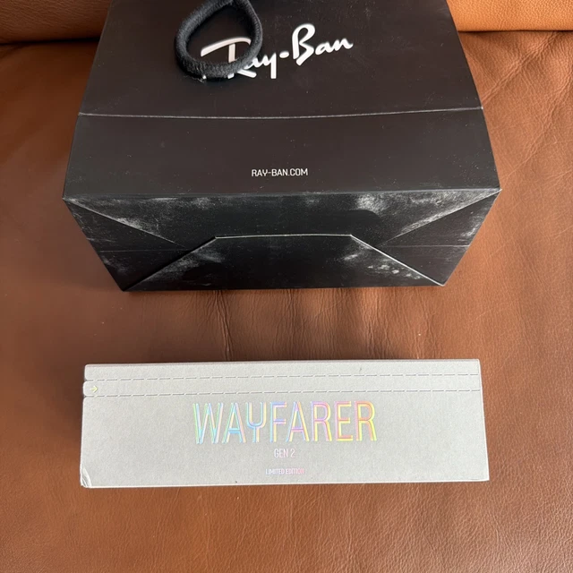 RAY BAN META Wayfarer Gen 2 Limited Edition Ruby Lens Transitions £649. ...
