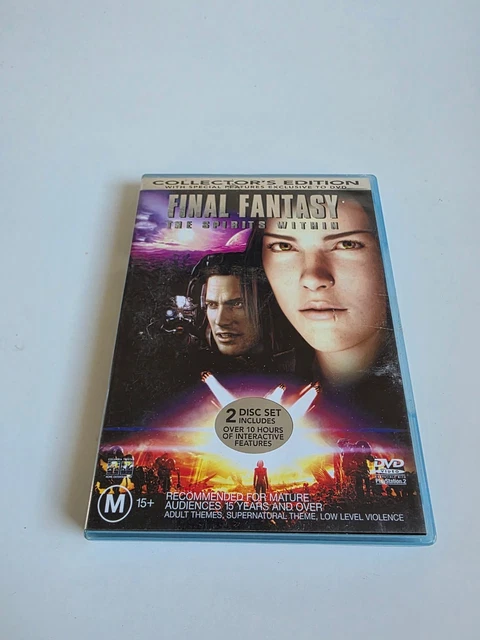 FINAL FANTASY: THE Spirits Within (DVD, 2001) Collectors Edition - PAL R4, VGC $3.95 - PicClick AU