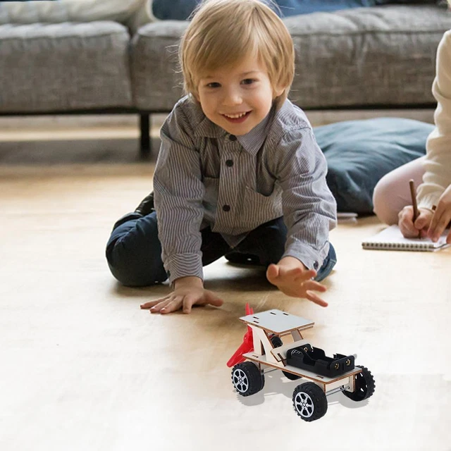 DIY WIND-FORCE CAR Model Students Scientific Invention Material for ...