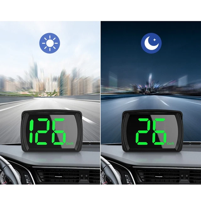 &CONTACHILOMETRI AUTO HUD GPS Head Up Display Tacho Digital Speed ...