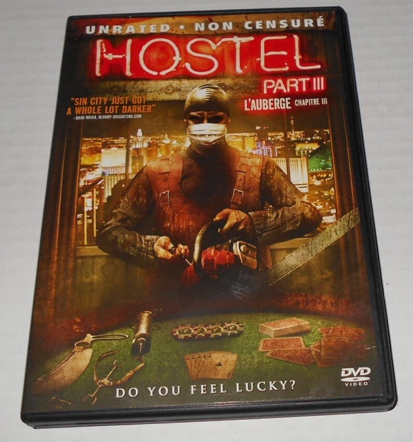 HOSTEL PART III DVD Horror Movie Unrated Canadian $13.50 - PicClick CA