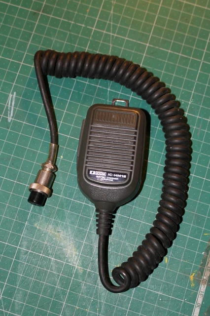 ICOM MICROPHONE. IC-HM12 electret condenser microphone EUR 35,10 ...