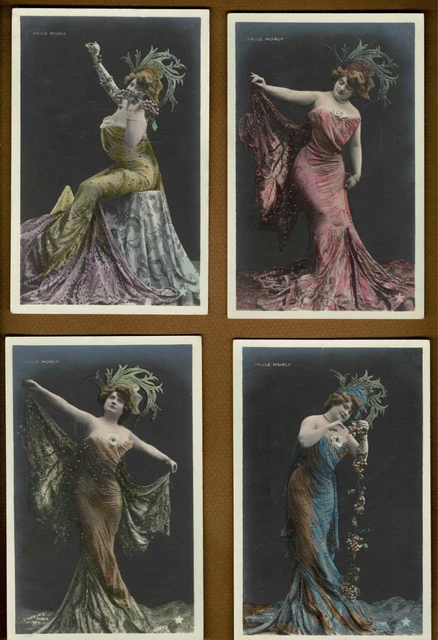 4 CPS CHARLOTTE Mélanie Augustine Martin dite Paule Morly,danseuse café ...