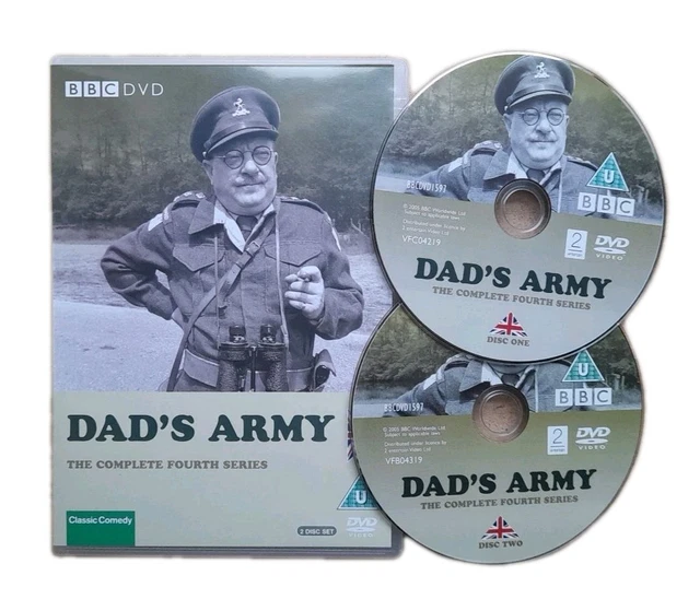 DAD'S ARMY COMPLETE Series 4 Arthur Lowe Classic 1970 Home Front WW2 ...