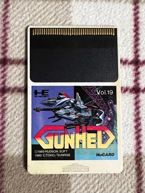 GUNHED - NEC PC Engine HuCard PCE JP Japan - Cartridge Only EUR 57,53 ...