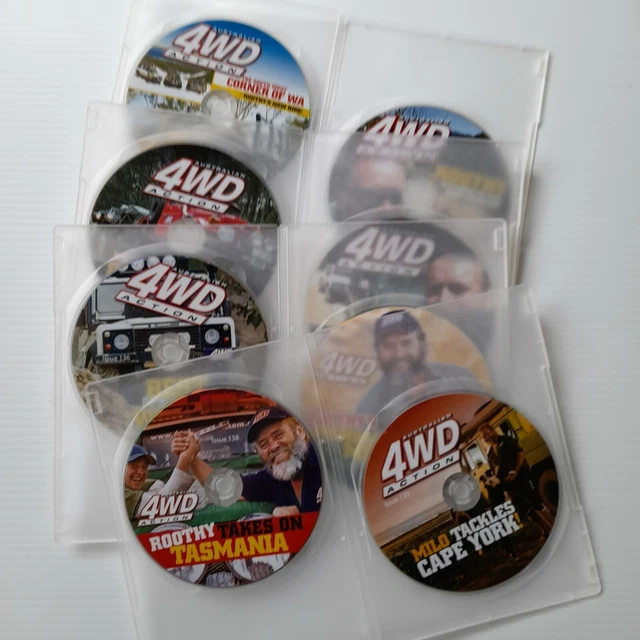 AUSTRALIAN 4WD ACTION 8 DVDs. #144, 145, 136, 137, 138, 139 146, 147 ...