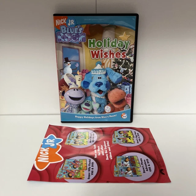 BLUE’S ROOM HOLIDAY Wishes DVD+Insert Paper Good Condition DVD Blues ...