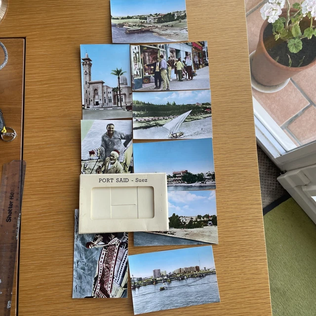 SOUVENIR OF PORT-SAID -Series of Postcards Willem Ruys. Likely 1960s £9 ...