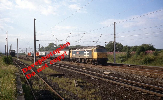 ORIGINAL 35MM Slide Railway Diesel - 47616 Up Postal @ Thirsk Jul 1989 ...
