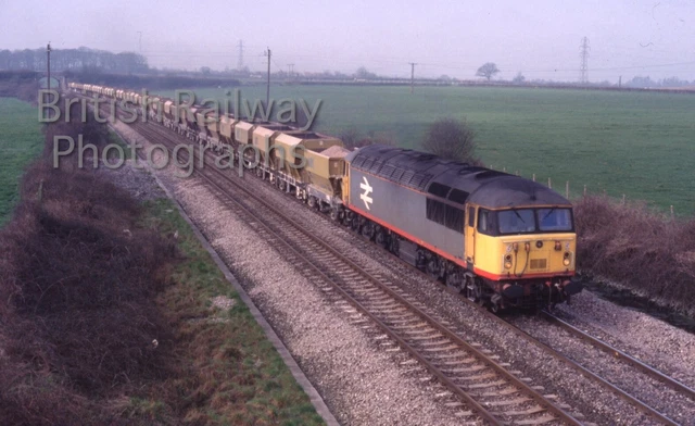 35MM SLIDE BR British Railways Diesel Loco 56044 Class 56 at Berkeley ...