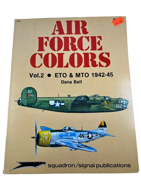 WW2 US USAAF USMC USN Air Force Colors Vol 2 MTO ETO Soft Cover ...