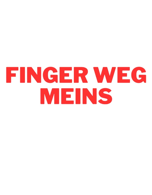 FINGER WEG MEINS Auto Aufkleber JDM Tuning Sticker Decal Shocker FUN ...