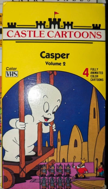 VINTAGE CASPER - VHS - Castle Cartoons 1988 - Volume 2 Halloween kids £ ...