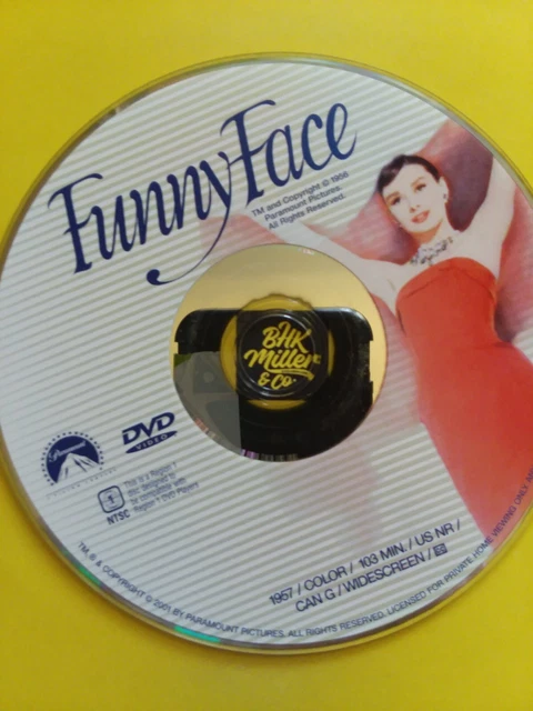 FUNNY FACE DVD - DISC SHOWN ONLY $4.99 - PicClick
